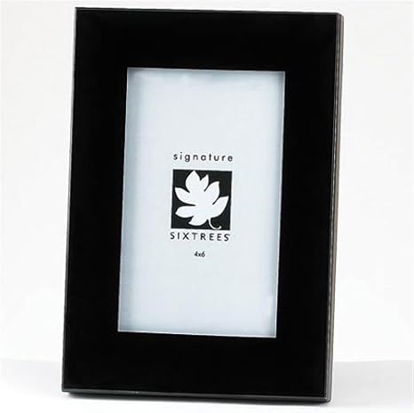 Amazon.com - SIGNATURE black glass frame by SIXTREES - 4x6 - Single Frames