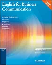 English for Business Communication Student's book: 9780521754491 ...