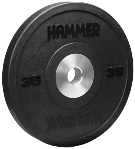 Hammer Strength 35Lb Black Premium Rubber Bumper Plate for sale ...