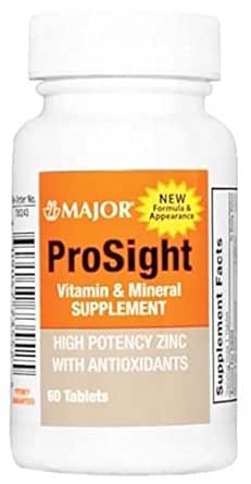 Amazon.com: Major Pharmaceuticals 700434 Prosight Vitamin and Mineral ...