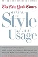 Amazon.com: The New York Times Manual of Style and Usage : The Official ...