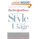 Amazon.com: The New York Times Manual of Style and Usage : The Official ...
