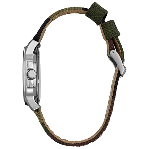 Reloj Citizen Eco-Drive Weekender Garrison Field para hombre en acero ...