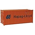 Amazon.com: Walthers SceneMaster HO Scale Model of Hapag Lloyd (Orange, Blue) 20' Corrugated ...