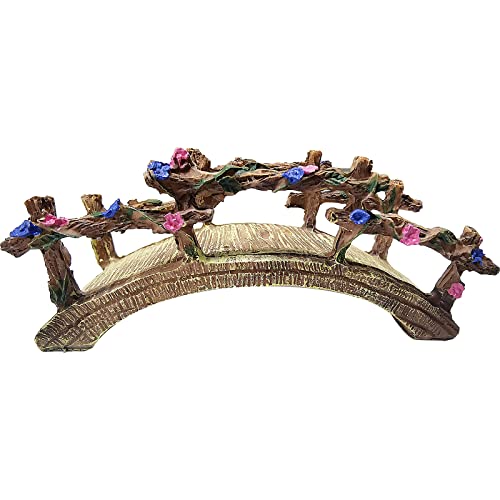 MUAMAX Miniature Garden Bridge Resin Craft Cute Fairy Bridge Little ...