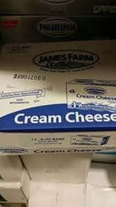 James Farm Cream Cheese 8 Oz (12 Pack): Amazon.com: Grocery & Gourmet Food