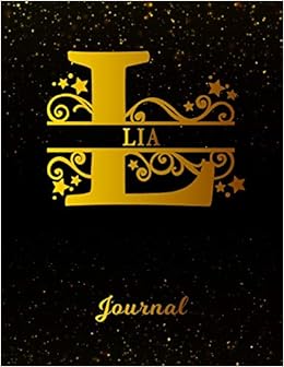Amazon.in: Buy Lia Journal: Letter L Personalized First Name Personal ...