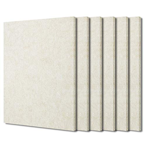 BXI Sound Absorber - 16 X 12 X 3/8 Inches 6 Pack High Density Acoustic ...