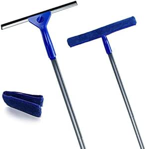 Amazon.com: Masthome Window Squeegee and Microfiber Washer,Squeegee Sets with Adjustable Handles ...