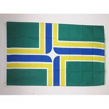 Amazon.com : PORTLAND FLAG, 3'x5' city of portland, oregon state ...