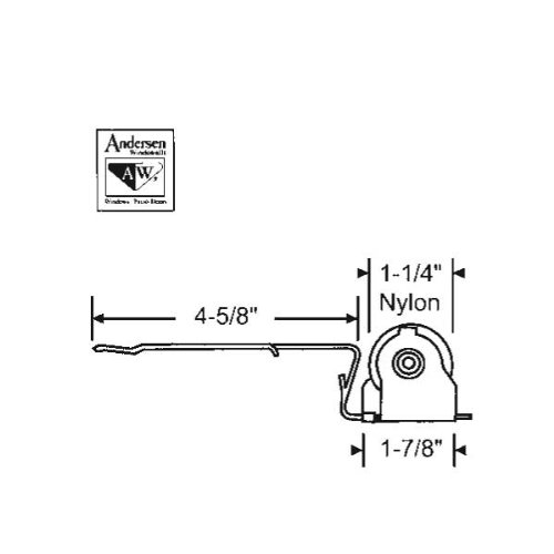 Andersen® Upper Screen Roller Assembly (1991 to Present) - Building ...