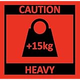 150x Schweres Paket Aufkleber, Groß 15x10cm, Kennzeichnung schwerer ...