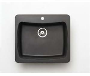 Pegasus AL10MB 25-Inch by 22-Inch Granite Single Bowl Kitchen Sink ...