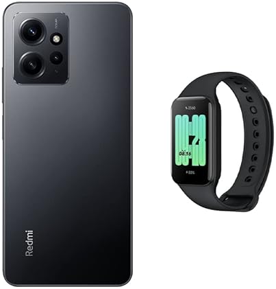Redmi Note 12, 6GB RAM, 128 GB, Onyx Gray + Redmi Band 2 Black price in ...
