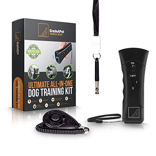 GradeAPet Bark Begone Devices, Ultrasonic Dog Bark Deterrent, Training ...