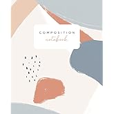 Boho Composition Notebook: College Ruled, Aesthetic Boho Style with ...