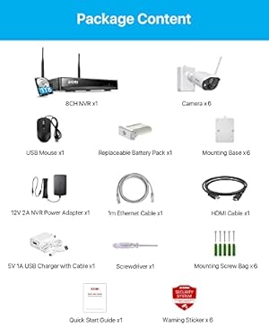 Firstrend wireless incredible security camera system