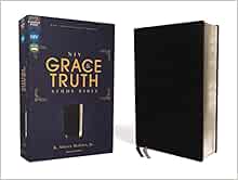 NIV, The Grace and Truth Study Bible, European Bonded Leather, Black ...