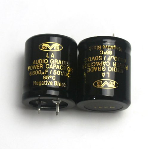 Amazon.com: 100pcs x 6800uF 50V NOVER Audio Grade Power 85°C capacitor ...