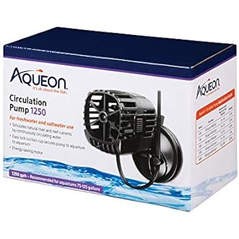 Amazon.com : Aqueon Circulation Pump for Aquariums, 1250 GPH, Black ...