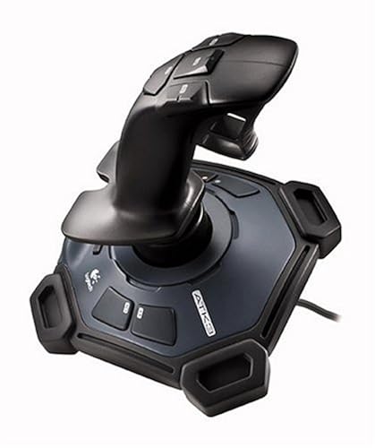 PC Flight Simulator Joystick Logitech Attack 3 Joystick – 11-Button USB ...