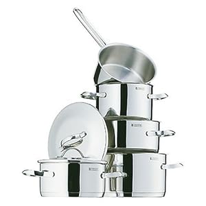 WMF Provence 5 Piece Stainless Steel Cookware Set: Amazon.co.uk ...