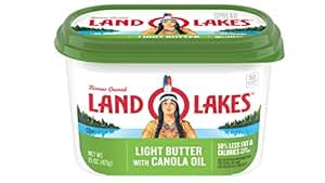 Land O Lakes Light Butter with Canola Oil, 15 oz.: Amazon.com: Grocery ...