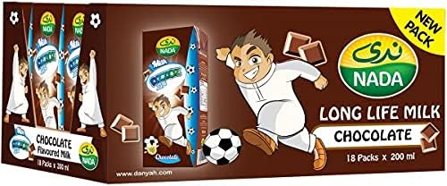Nada Azzoz UHT Chocolate Milk, 18 X 200 ml - Pack of 1 price in Saudi ...
