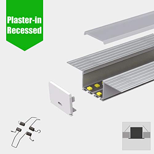 Buy LED Aluminium Profile/Channel/Extrusion Ceiling Plaster-in ...