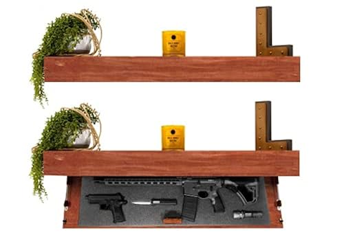Tactical Traps Defender 45R Gun Shelf with Trap Door | Long-Barrel Gun ...