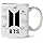 BakoIsland BTS Bangtan Boys Signatures Autograph Classic Tea Coffee Mug ...