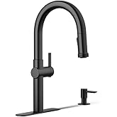 KOHLER Ealing K-R28703-SD-BL Single Handle Pull-Down Kitchen Faucet ...