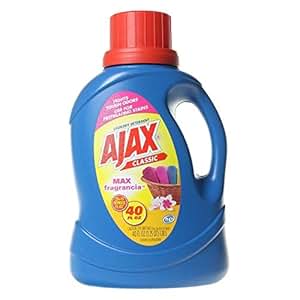 Amazon.com: Ajax Laundry Detergent Liquid 40oz HE Classic (Package May ...