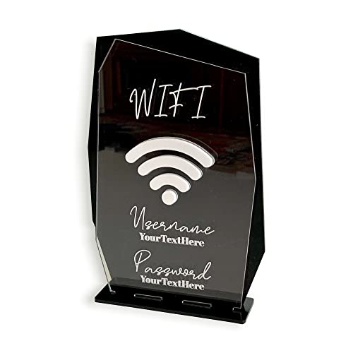 Mua Personalized WiFi Sign, Guest Wi-Fi Signage, Password Network ...