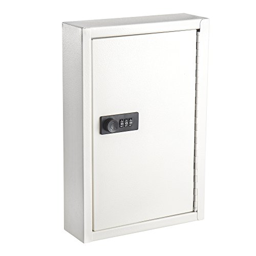 AdirOffice Steel Key Cabinet Heavy Duty Key Safe Security Lock Box AdirOffice Steel Key Cabinet Heavy Duty Key Safe Security Lock Box