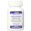 Amazon.com: Sodium Chloride Tablets 1 Gm, USP Normal Salt Tablets - 100 ...