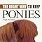 The Right Way to Keep Ponies: Venebles, Hugh, Bousfield, Christine ...