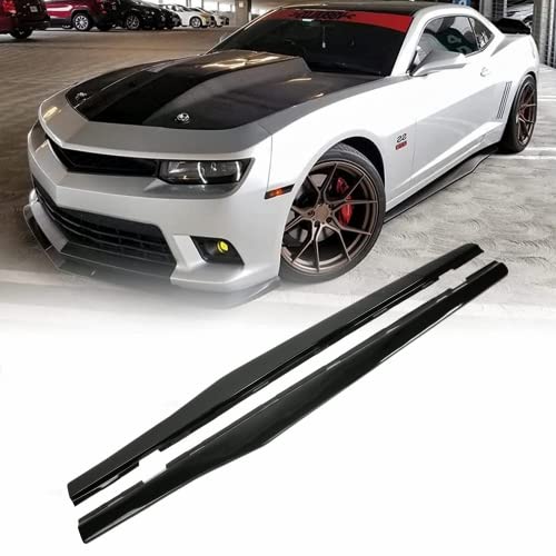 Side Skirts Compatible with 2010-2015 Camaro SS LS LT LT1 Only for 2 ...