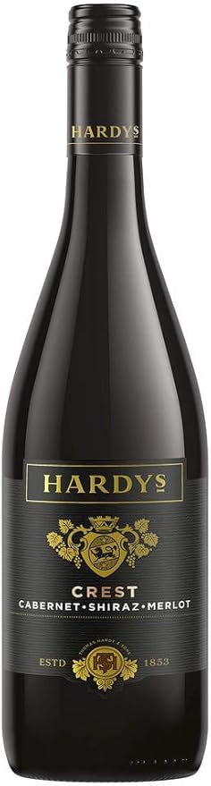 Hardys Crest Cabernet Shiraz Merlot Red Wine, 75 cl: Amazon.co.uk: Grocery