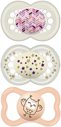 MAM Variety Pack Baby Pacifier, Includes 3 Types of Pacifiers, Shape ...
