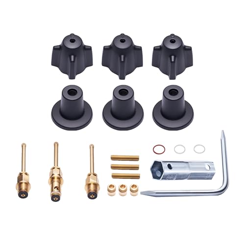 SENTO Bathtub and Shower 3 Handle Tub Trim Set For Central Brass ...