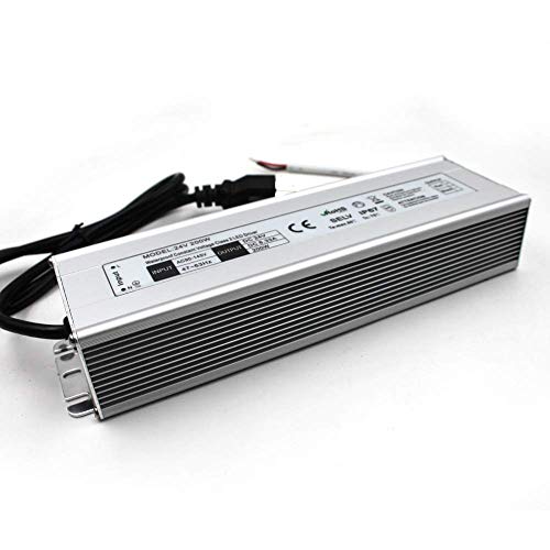 200W 24V Waterproof IP67 LED Power Supply Driver Transformer, LED Power Supply Adapter 90V-140V ...