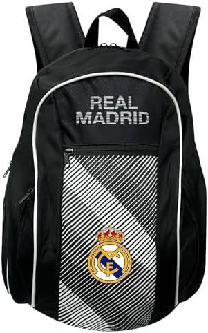 Icon Sports Real Madrid Backpack, Officially Licensed Real M. Team Club Logo Adult Football Fan ...