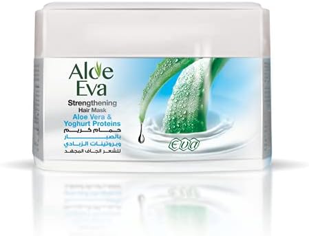 Aloe Eva Strengthening Hair Mask with Aloe Vera, Yogurt Proteins and ...