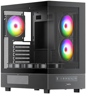 سعر PCD Megatron Gaming PC Case with 6 ARGB Fans, RGB Lighting, and ...