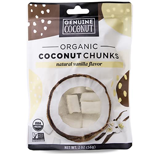 Genuine Coconut Organic Coconut Chunks Natural Flavor Ready-to-Eat ...