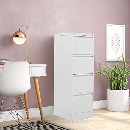 RIGID Vertical Steel Filing Cabinet with 4 Drawers for Legal Size ...