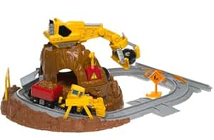 Amazon.com: Fisher-Price GeoTrax Rail & Road System - Mt. Blast ...