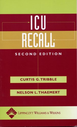 ICU Recall (Recall Series): 9780781745895: Medicine & Health Science ...