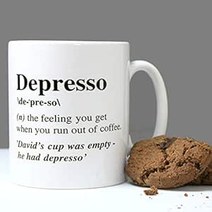Personlig Depressomugg personlig rolig mugg för honom gåva för henne ...